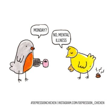 Cartoonist's 'Depression Chicken' Comics Inspire Laughter For Those ...