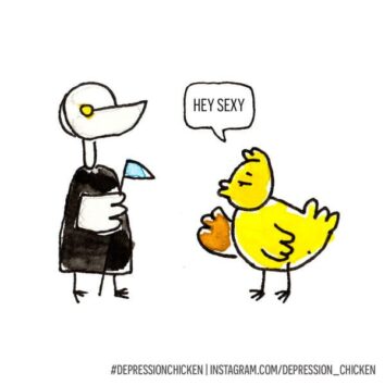 Cartoonist's 'Depression Chicken' Comics Inspire Laughter For Those ...