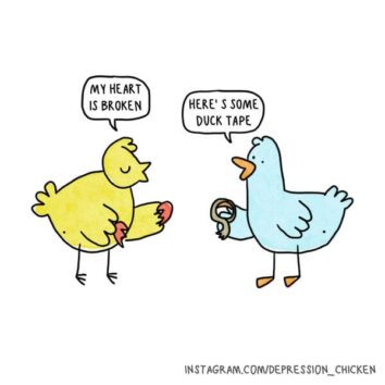 Cartoonist's 'Depression Chicken' Comics Inspire Laughter For Those ...