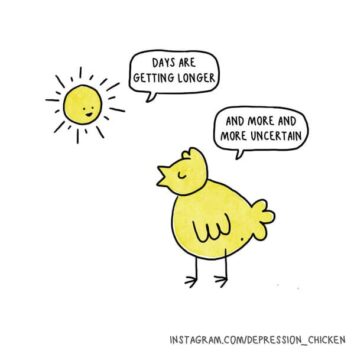 Cartoonist's 'Depression Chicken' Comics Inspire Laughter For Those ...