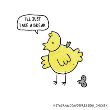 Cartoonist's 'Depression Chicken' Comics Inspire Laughter For Those ...