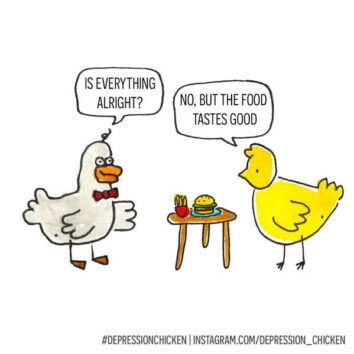 Cartoonist's 'Depression Chicken' Comics Inspire Laughter For Those ...