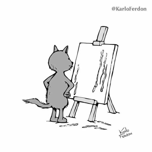 45+ Absurd Minimalist Comics Without Any Words By Humor Artist Karlo Ferdon