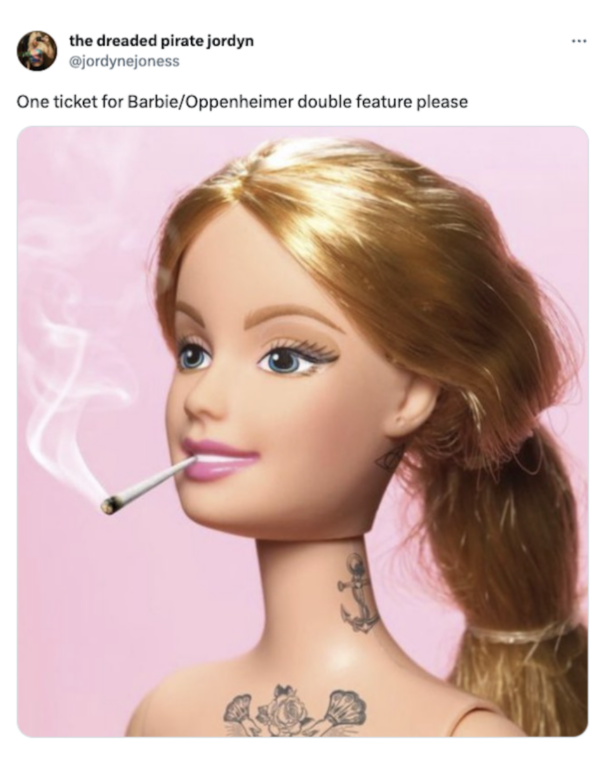Barbie Vs Oppenheimer — 40+ Funniest "Barbenheimer" Memes For Anyone ...