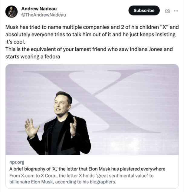 30 Funniest Memes And Reactions To Elon Rebranding Twitter As "X"
