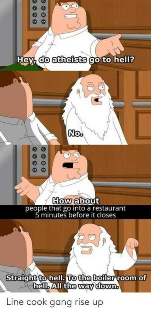 30 Funniest Food Service Memes For Front And Back Of House Workers This ...