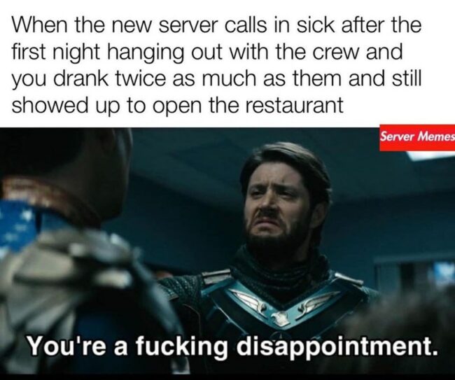 30 Funniest Food Service Memes For Front And Back Of House Workers This ...