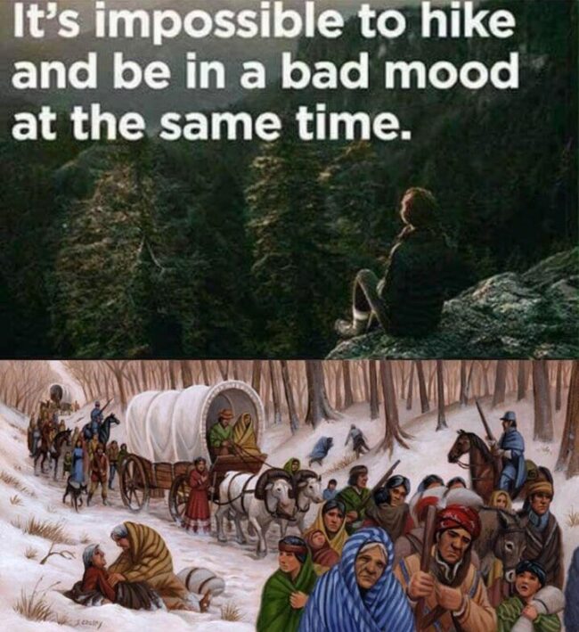 30+ Funny Hiking Memes You Can Enjoy Without Getting Lost In The Woods