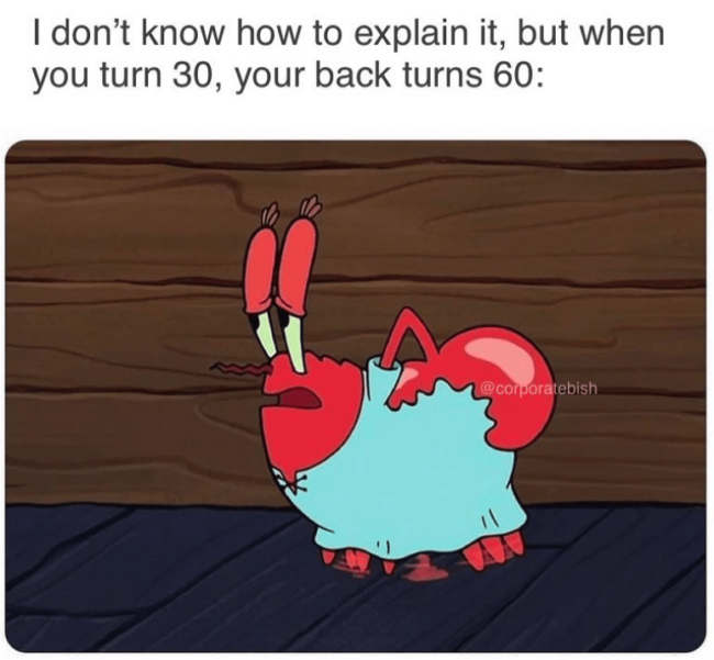 25 Funny Lower-Back Memes For Millennials Who Are Really Starting To ...