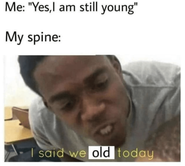 25 Funny Lower-Back Memes For Millennials Who Are Really Starting To ...