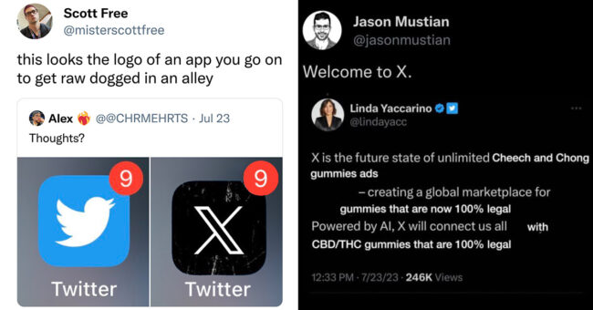 30 Funniest Memes And Reactions To Elon Rebranding Twitter As "X"