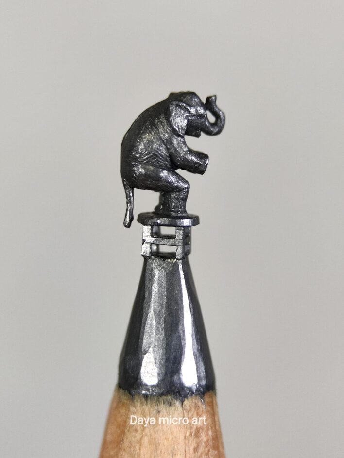 25 Tiny Masterpieces Of Pencil Tip Art From Micro Artist Daya