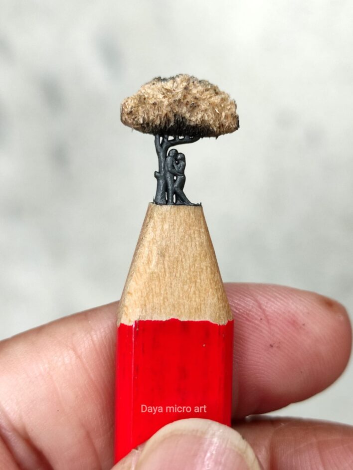 25 Tiny Masterpieces Of Pencil Tip Art From Micro Artist Daya