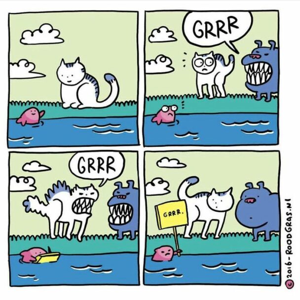 40 Hilarious Wordless Cat Comics Purrfectly Portraying Their ...