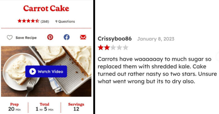 Recipe Fails: Baffling Substitutions That Clearly Missed The Mark On ...