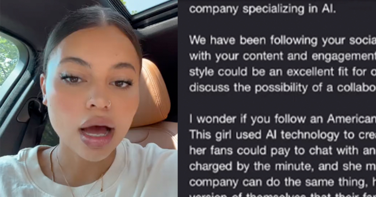Company Offers Influencer $70,000 A Week To Use Her Likeness For An AI ...
