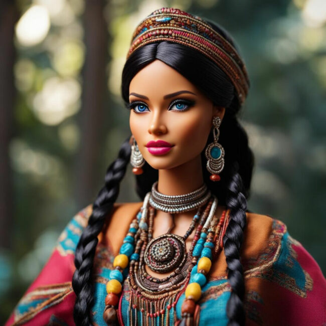 Artist Works With AI To Create 40 Beautiful Barbies From Around The World