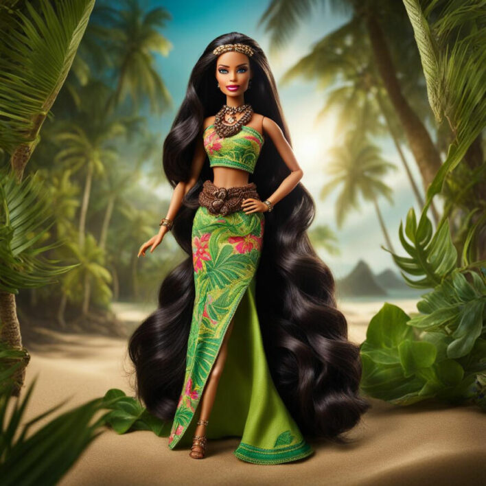 Artist Works With AI To Create 40 Beautiful Barbies From Around The World