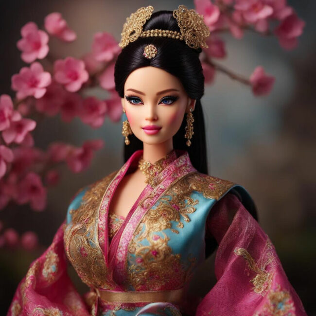 Artist Works With AI To Create 40 Beautiful Barbies From Around The World