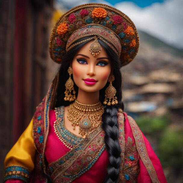 Artist Works With AI To Create 40 Beautiful Barbies From Around The World