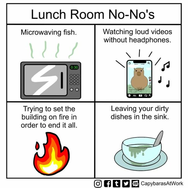 30+ Comics From "Capybaras At Work" That Are As Funny As They Are Relatable