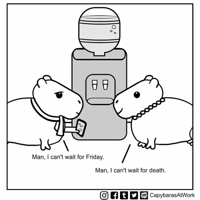 30+ Comics From "Capybaras At Work" That Are As Funny As They Are Relatable