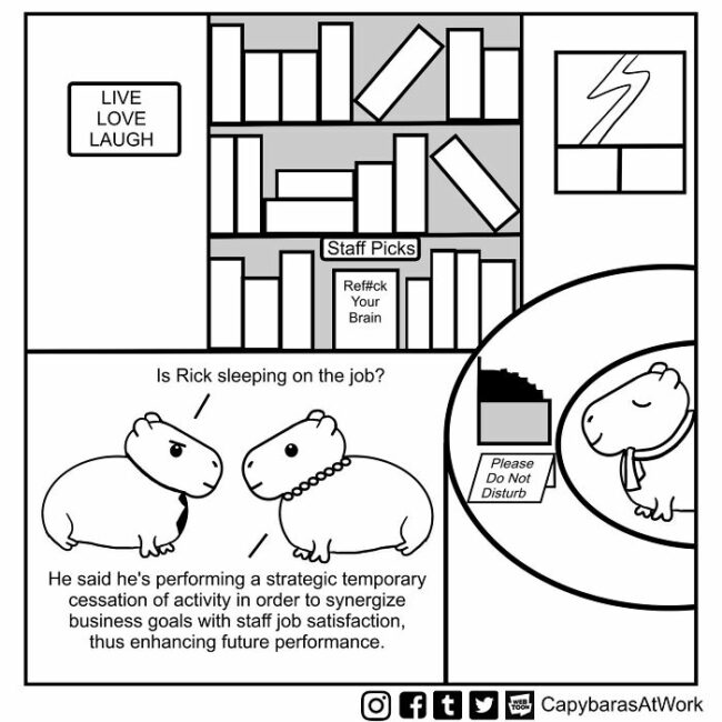 30+ Comics From "Capybaras At Work" That Are As Funny As They Are Relatable