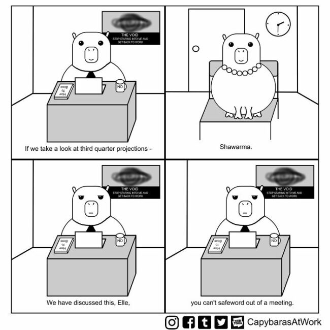 30+ Comics From "Capybaras At Work" That Are As Funny As They Are Relatable