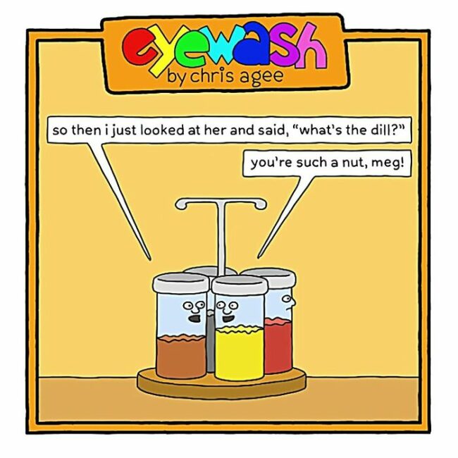 30+ Funny And Slightly Weird Single-Panel Comics From “Eyewash” Cartoonist Chris Agee