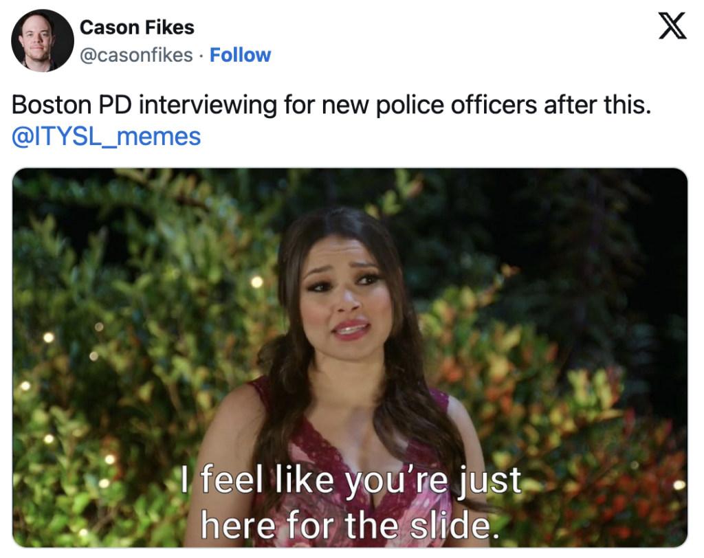 That Police Officer's Slide Fail Leads To Hilarious "Cop Slide" Memes