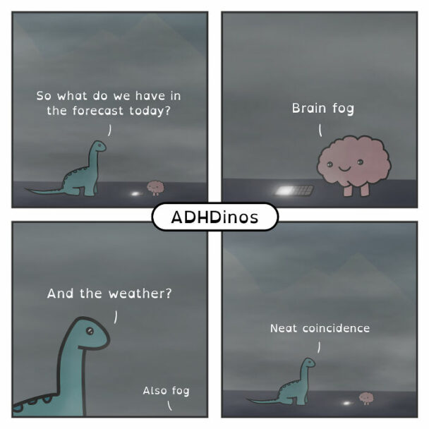 40 Comics From ADHDinos That Makes Living With ADHD Hilariously Relatable