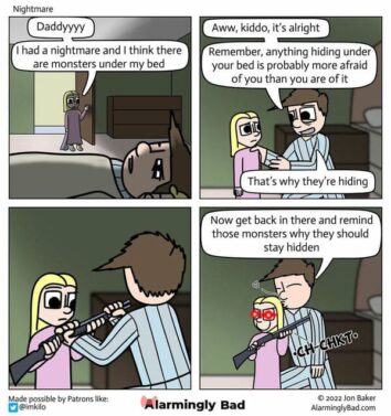 50 Funny "Alarmingly Bad" Comics With Dark Humor Twists