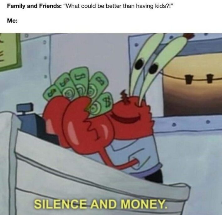 "We Do Whatever We Want All The Time" — 40 Funny Childfree Memes From ...