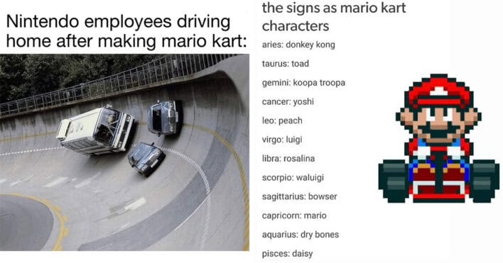 35 Funny Mario Kart Memes For Nostalgic Gaming Experts Who Can Dodge A ...
