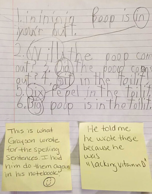 30 Hilarious Notes From Kids Parents Felt Compelled To Share With The ...