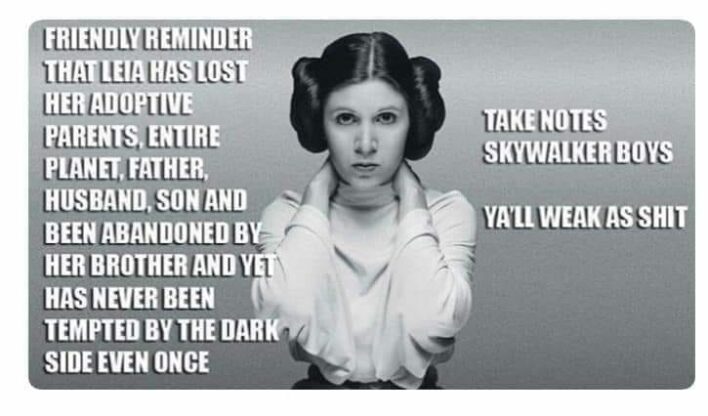 Hair Buns and Humor — 35 Funny Princess Leia Memes Star Wars Fans Can't ...