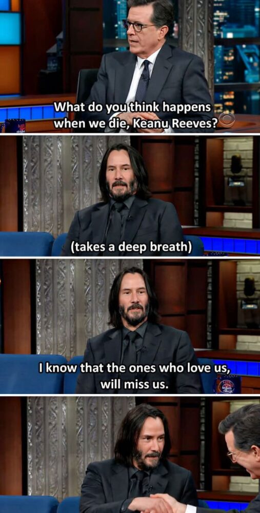 "Keanu Keep From Smiling?" — 30 Wholesome Keanu Reeves Memes