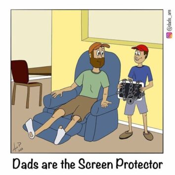 Artist Illustrates The Heart And Humor Of Dad Life In His Relatable ...