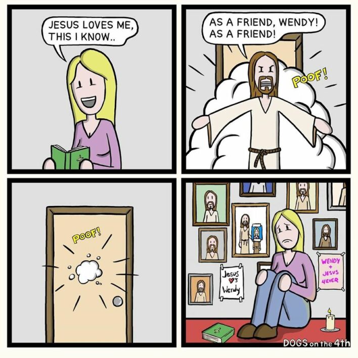 30+ Hilariously Weird Comics With Dark Themes From 'Dogs On The 4th'