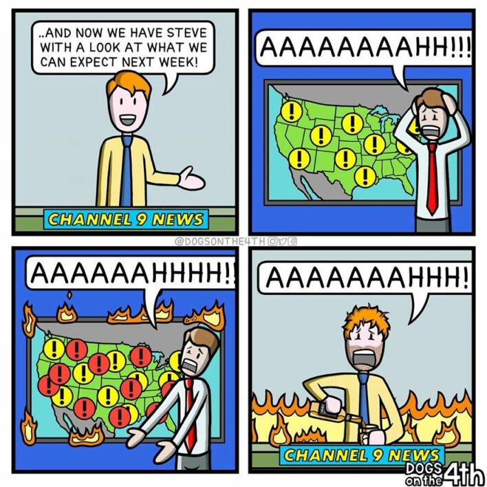 30+ Hilariously Weird Comics With Dark Themes From 'Dogs On The 4th'
