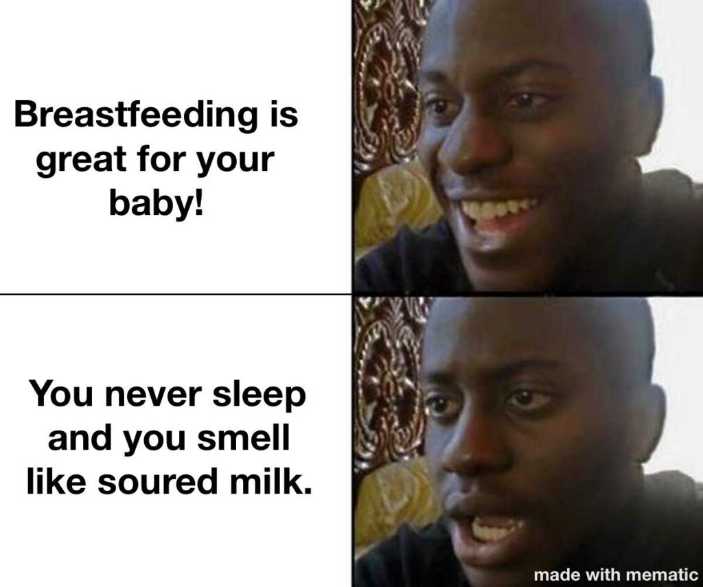 35 Funny And Relatable Breastfeeding Memes For Moms Stuck In The Suckle ...