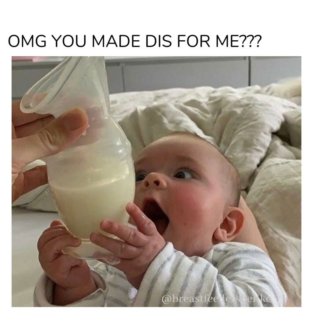 35 Funny And Relatable Breastfeeding Memes For Moms Stuck In The Suckle ...