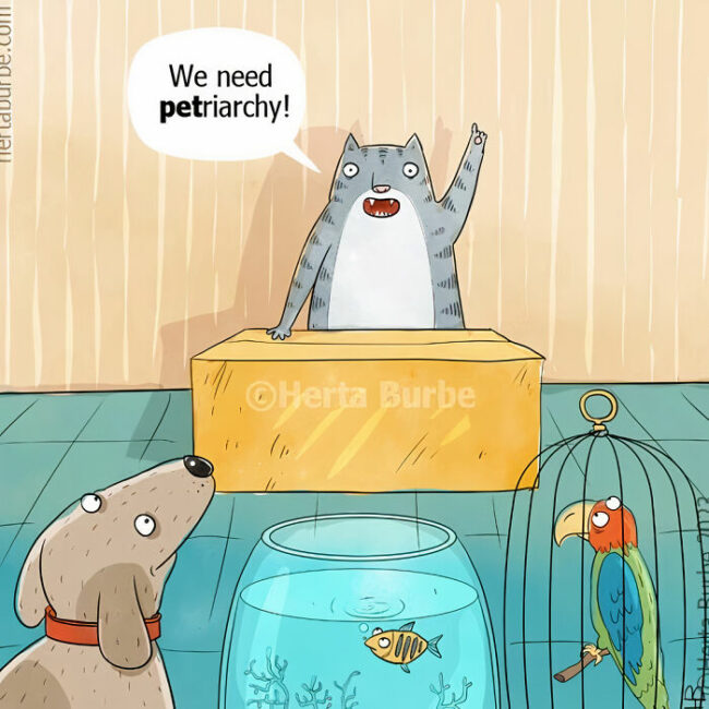 30+ Comics From Herta Burbė That'll Undoubtably Put A Smile On Your Face