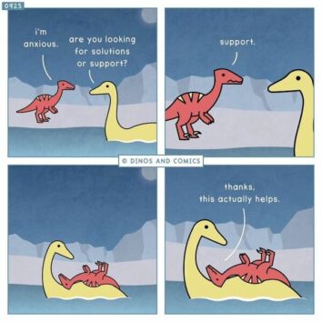 40 Wholesome Comics From 'Dinosaur Couch' That'll Warm Your Heart