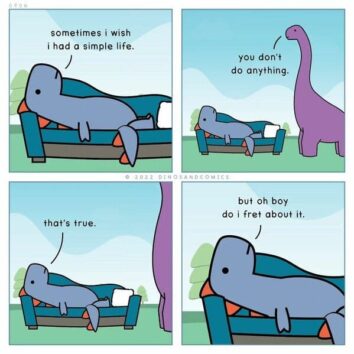 40 Wholesome Comics From 'Dinosaur Couch' That'll Warm Your Heart