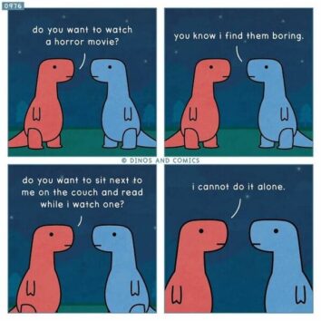 40 Wholesome Comics From 'Dinosaur Couch' That'll Warm Your Heart