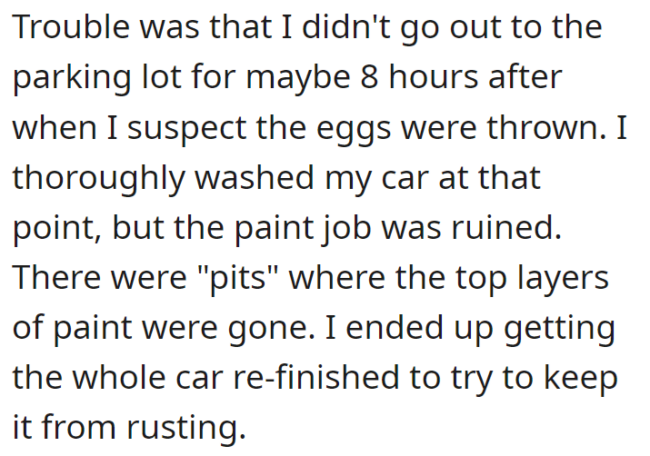 Neighbor Gets Petty Revenge On Middle School Kids Who Egged His Car By ...