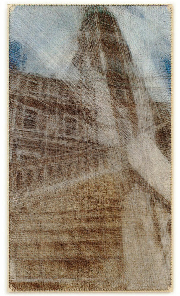 Couple Works As An Artistic Duo Creating Amazing Art Using Only Sewing ...