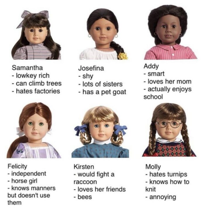From Felicity To Kit — 30 Of The Most Hysterical American Girl Doll Memes