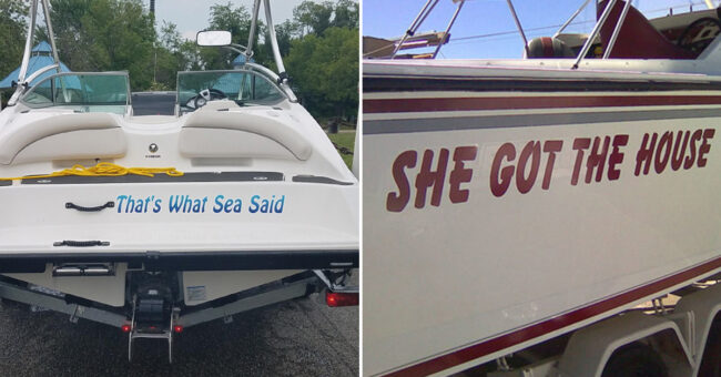 40+ Funny Boat Names That'll Make Waves At The Marina
